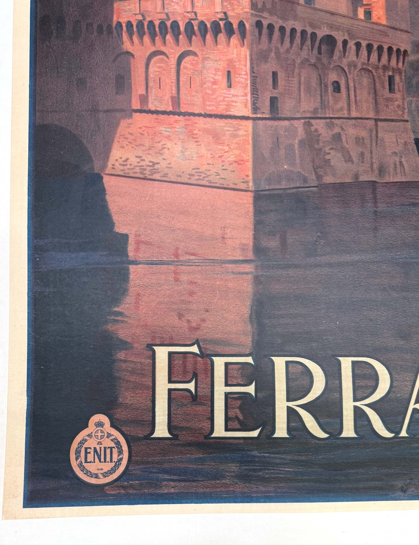 Ferrara Italian Railways Enit 1920c Mario Borgoni - Poster France ...