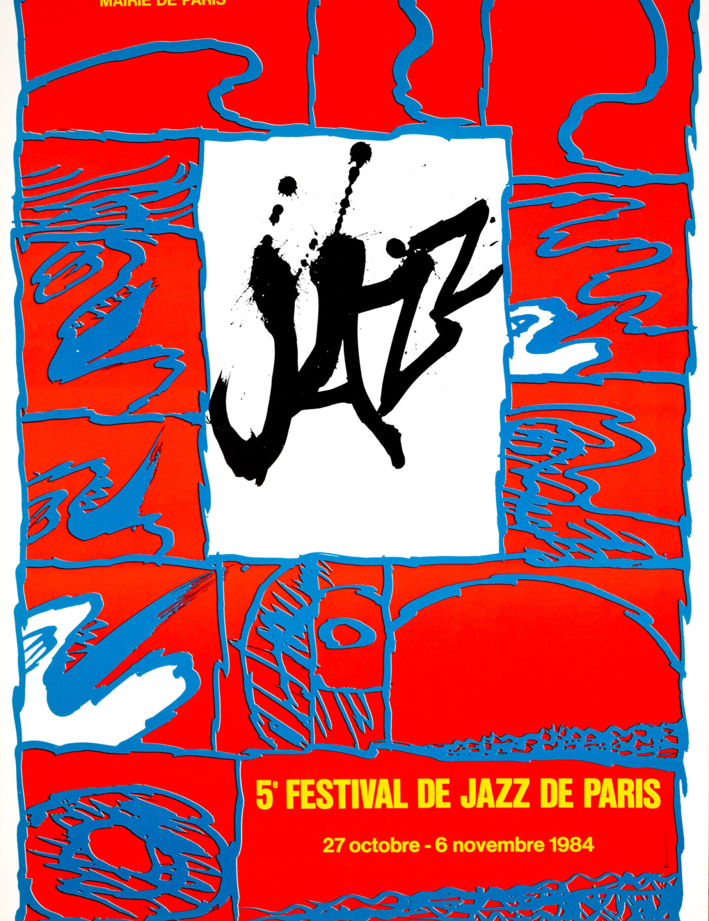 Pierre Alechinsky – Jazz Festival (1984) Original Serigraph Poster ...